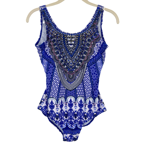 La Moda | Swim | Nwt La Moda Boho Embellished One Piece Swimsuit ...